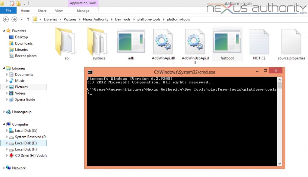 How to use "adb sideload" method to manually update Nexus device