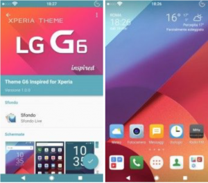 Install LG G6 Inspired Xperia Theme with Icons Pack